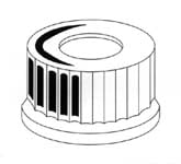 GL14 Open Top Cap - ATS Life Sciences Wilmad