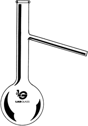 Engler Distilling Flask 125mL #2 Stopper - SP Wilmad